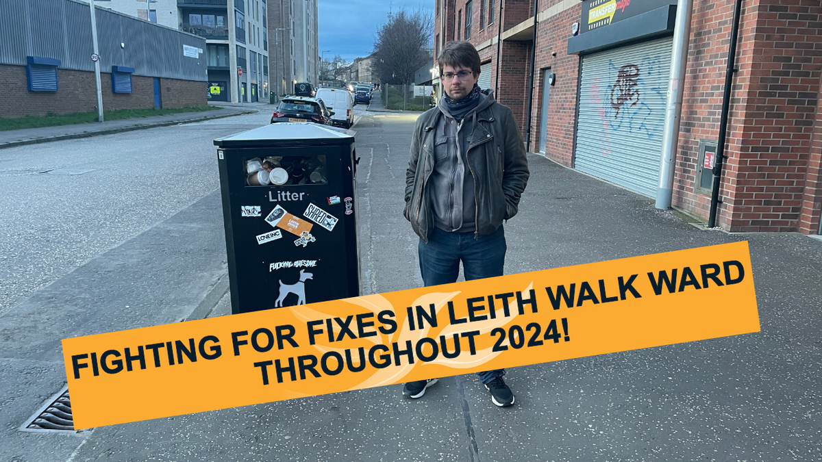Happy new years - a year of fixes across Leith Walk ward - Edinburgh ...
